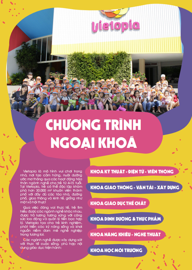TOUR TRẢI NGHIỆM VIETOPIA 01 NGÀY - Công Ty Cổ Phần Giáo Dục Quốc Tế HDE